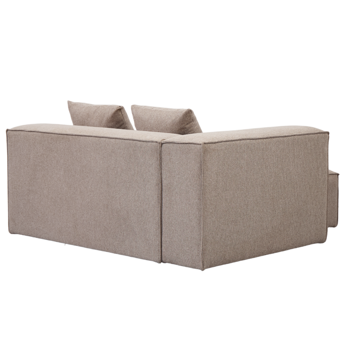 Hailey module chaiselong gauche en sable L : 147 x P : 148 x H : 65 cm ...